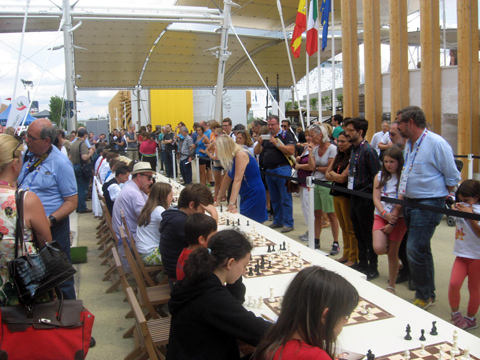 Las hermanas Polgar en la Expo de Milán | ChessBase