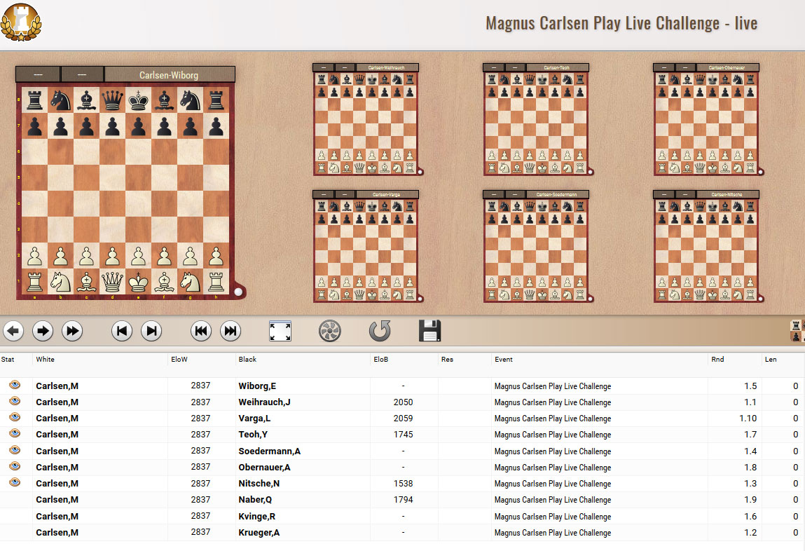 Simultáneas de "Play Magnus" en Hamburgo | ChessBase