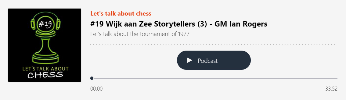 Cuentacuentos de Wijk aan Zee: GM Ian Rogers | ChessBase