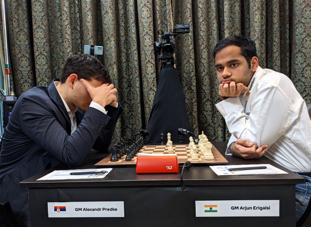 Chennai Masters R3: Arjun pulveriza a Predke | ChessBase
