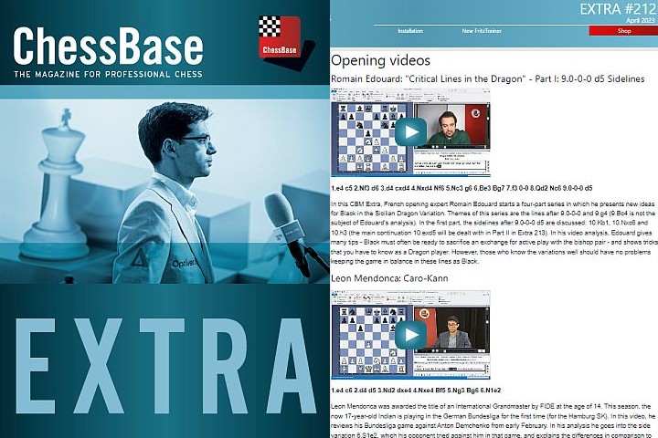 NUEVO!: ChessBase Magazine Extra #212 | ChessBase