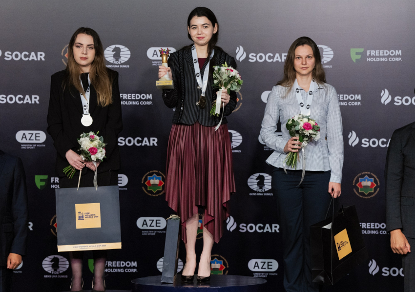 Aleksandra Goryachkina gana la Copa del Mundo Femenina | ChessBase