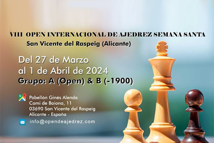 VIII Open Internacional de Ajedrez Semana Santa 2024 | ChessBase