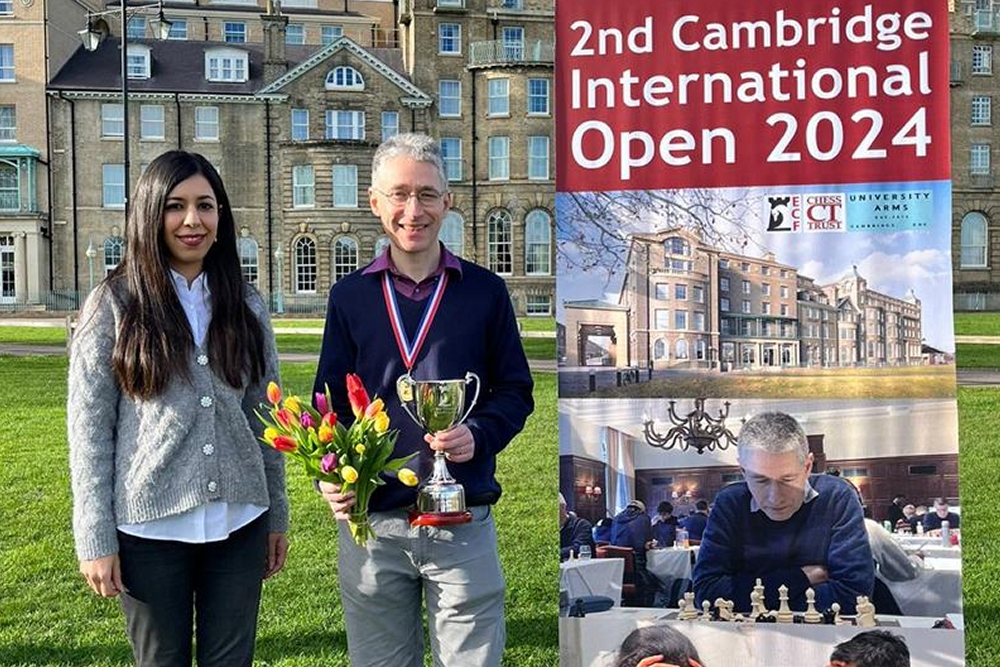 Michael Adams Campeónh del Abierto de Cambridge 2024 | ChessBase