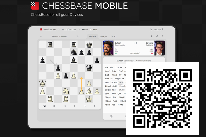 Nuestra app gratuita: ¡ChessBase en cualquier lugar, en cualquier ...