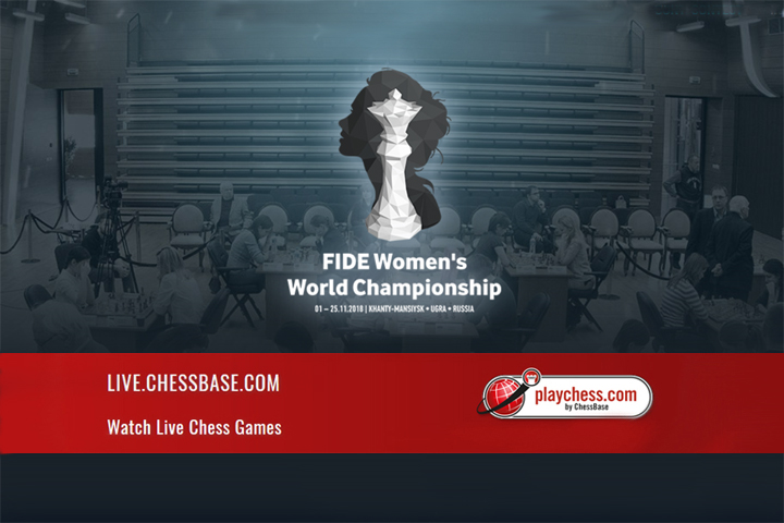 Campeonato del Mundo Femenino 2018 en directo: eliminatoria 1, partida 1 | ChessBase