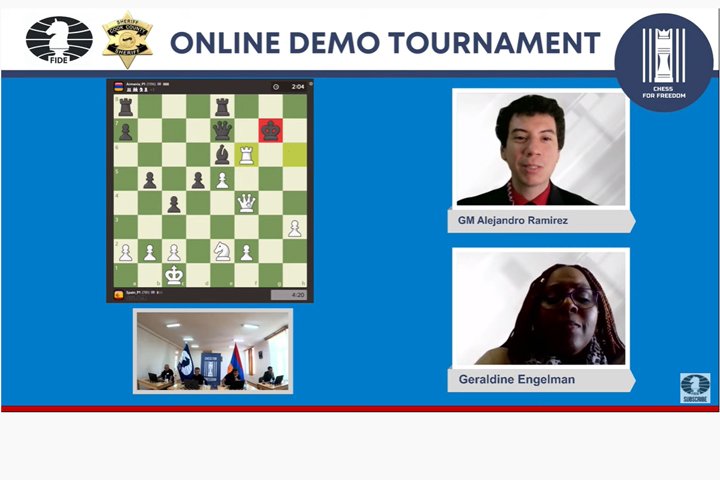 Conferencia online de la FIDE “Chess for Freedom” - en directo con ...